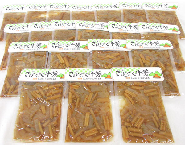 Yahoo!オークション - 送料300円(税込) gb141 こんにゃく牛蒡 国産 230...