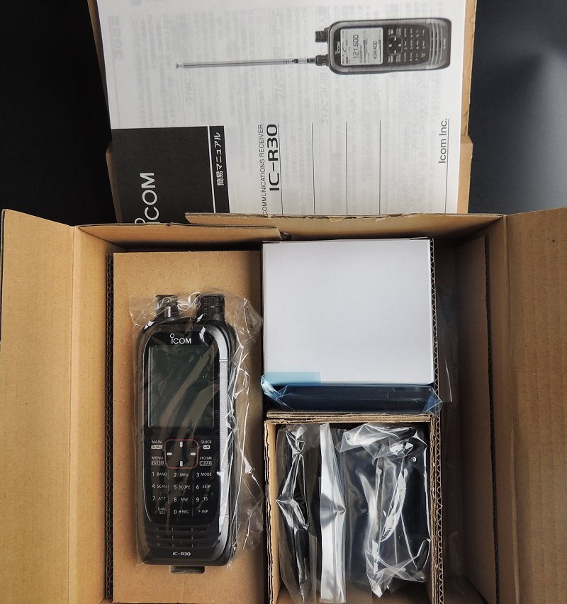 Yahoo!オークション - 新同品 アイコム IC-R30 2波同時受信・2波同時録...