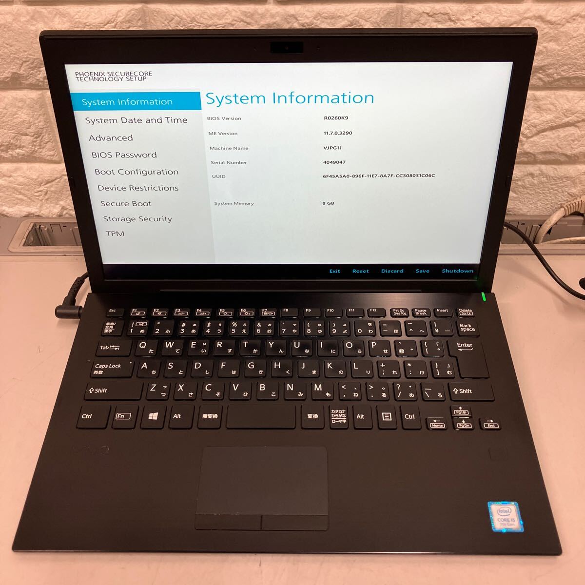 Yahoo!オークション - P83 SONY VAIO VJPG11 VJPG11C12N Core i5 7200U...