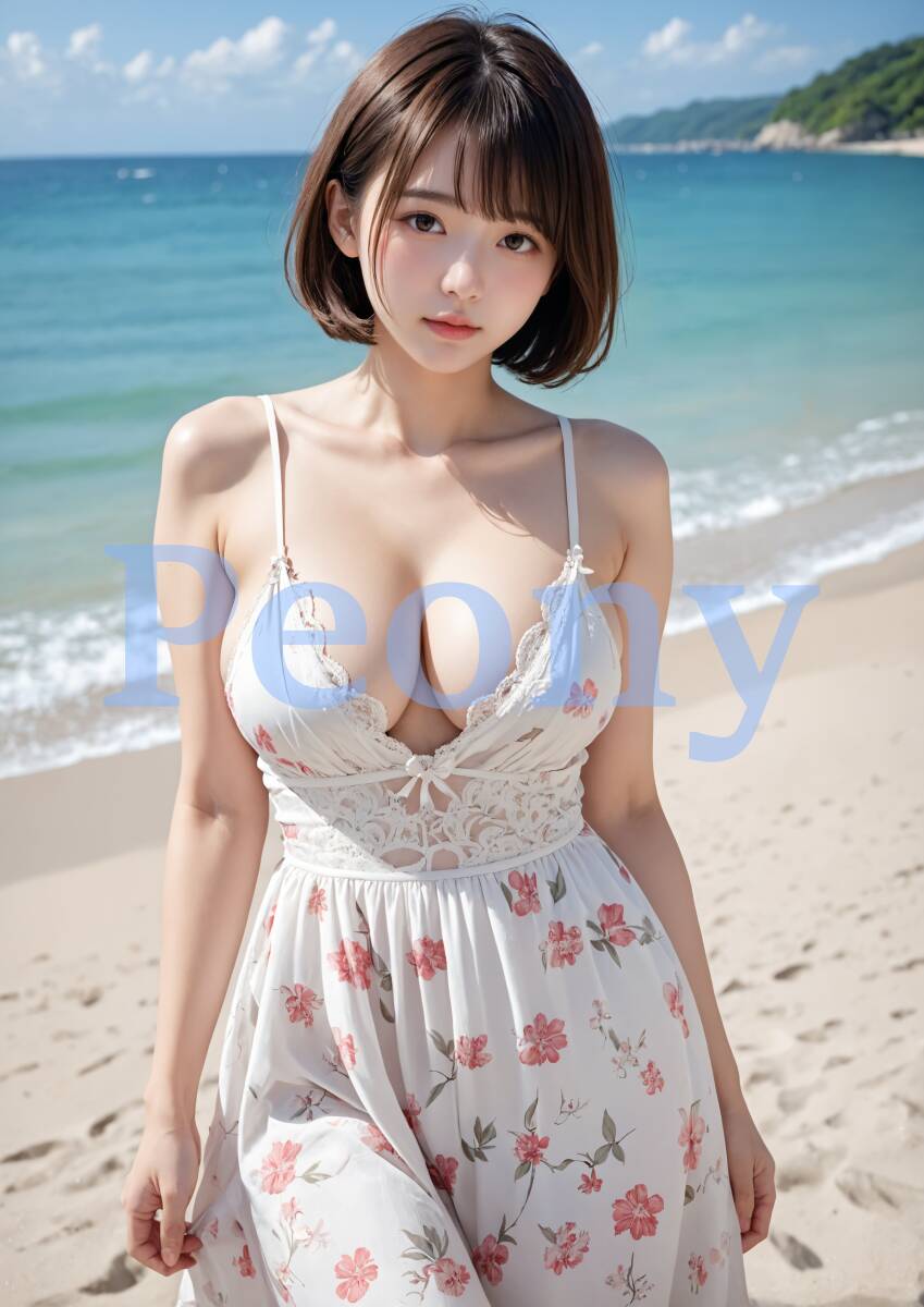 Yahoo!オークション - a22【 一点物 ポスター A4 】 美女 AI美女 美人 ...