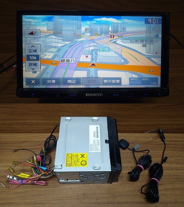 Yahoo!オークション - メモリーナビ KENWOOD MDV-D302 ワンセグ受信 地...