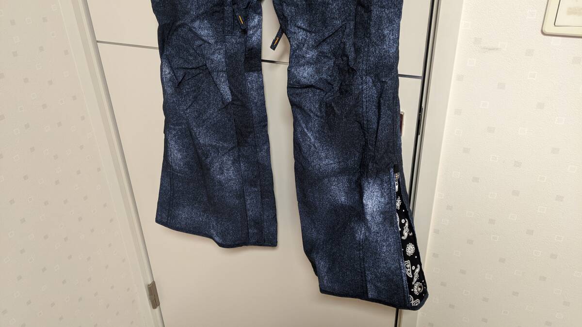 Yahoo!オークション - Xnix エクスニクス デニム柄スノーパンツ サイズ...