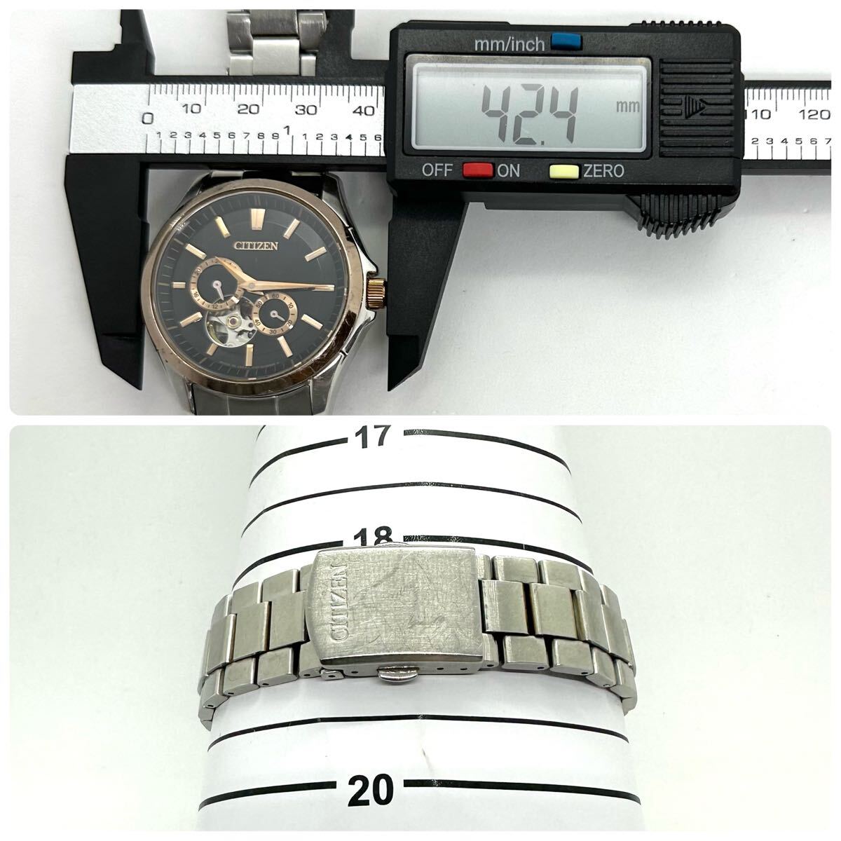 Yahoo!オークション - w085 稼働品 シチズン CITIZEN NP1014-77E 4197-...