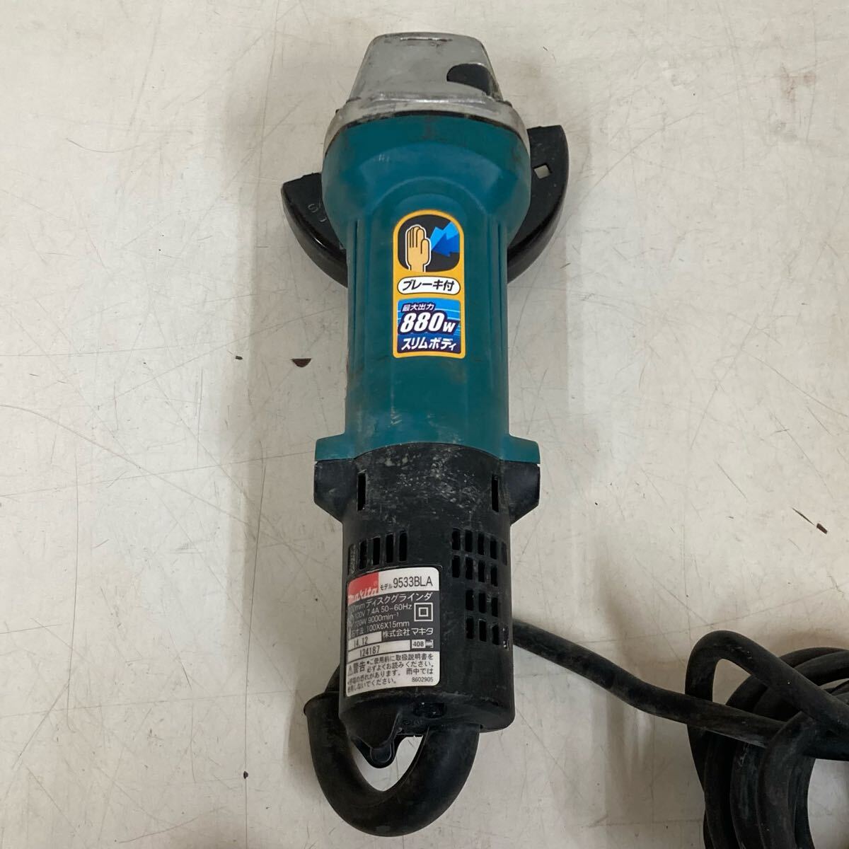 Yahoo!オークション - makita マキタ 9533BLA 100mmディスクグライン...