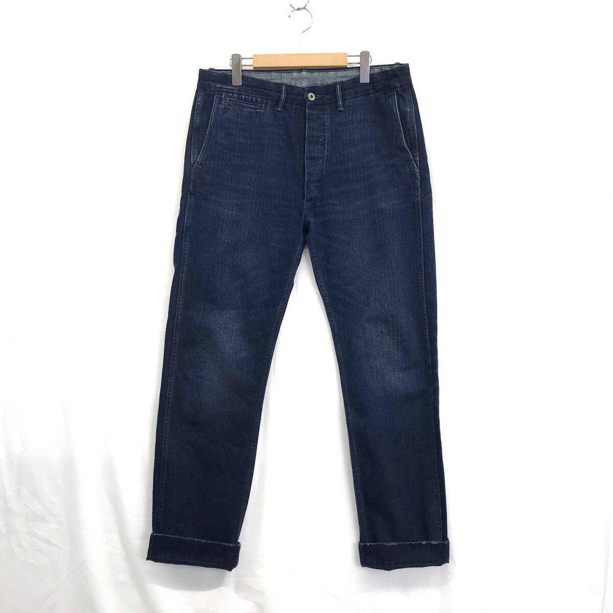 Yahoo!オークション - KZ8157 RRL 月桂樹ボタン Damaged & Repaired Ut...