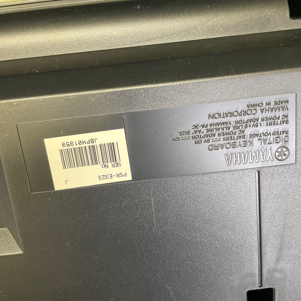 Yahoo!オークション - YAMAHA ヤマハ 電子キーボード PSR-E323 譜面台 ...