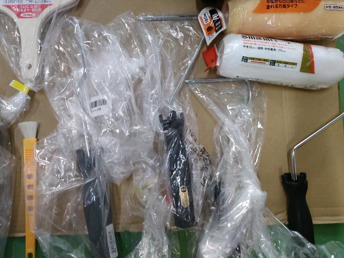 Yahoo!オークション - 0701/0810 まとめて 塗料用品 刷毛 ハケ ローラ...