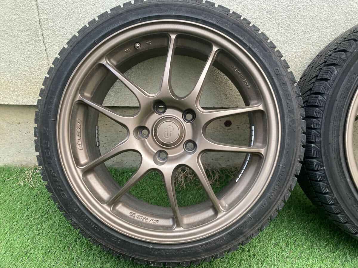 Yahoo!オークション - エンケイ ENKEI PF01 17 7.5j +48 114.3 5H ブロ...