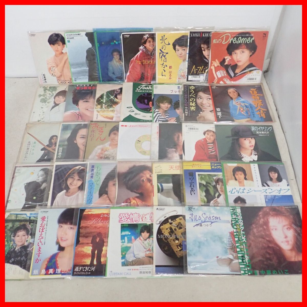 7in EPレコード 邦楽 松本伊代/中森明菜/斉藤由貴/松田聖子/美空ひばり等 ポピュラー/演歌 女性歌手 まとめて大量400枚以上セット 60(その他)｜売買されたオークション情報 ...