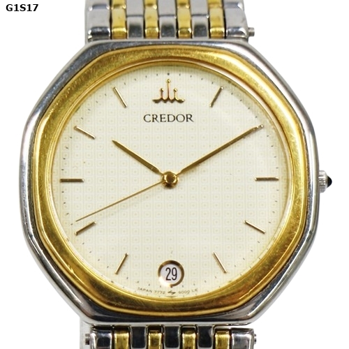 Yahoo!オークション - G1S17 腕時計 SEIKO セイコー CREDOR 7772-6000 ...