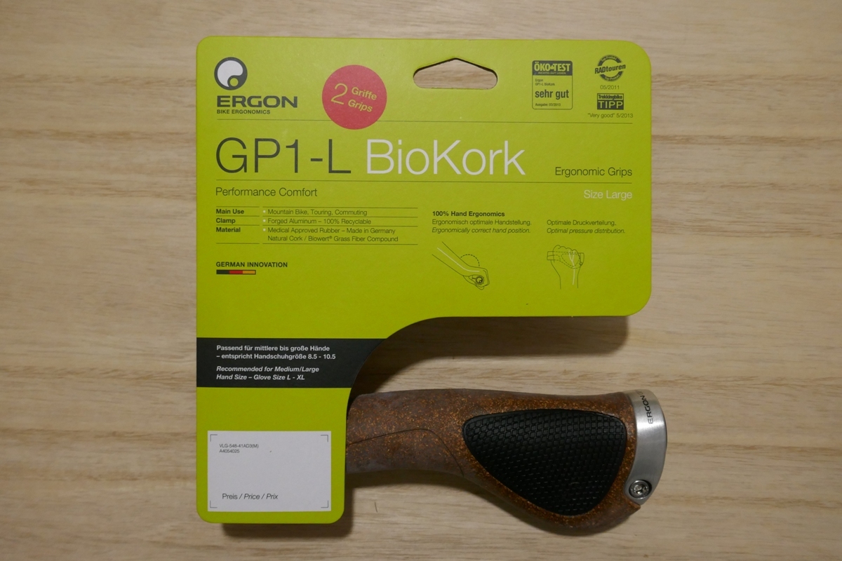 Yahoo!オークション - ERGON GP1 BioKork エルゴン グリップ バイオコ...