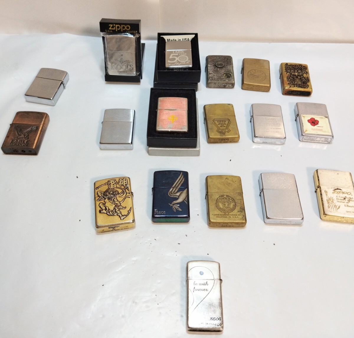 Yahoo!オークション - 【総重量1 074g】ZIPPO ジッポ ジッポー16個(未...