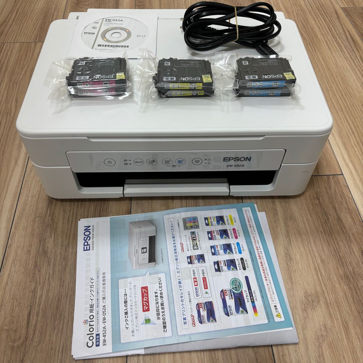 Yahoo!オークション - エプソン カラリオ EW-052A おまけインク付き 動...