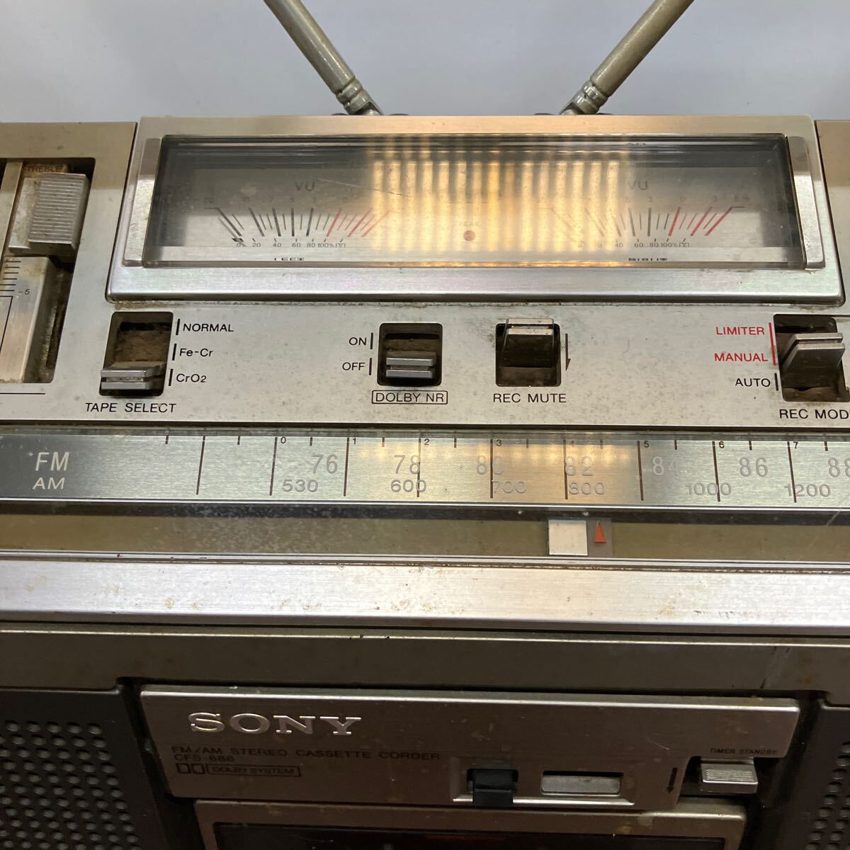 Yahoo!オークション - ソニー SONY CFS-686 STEREO FM/AM ステレオ ラ...
