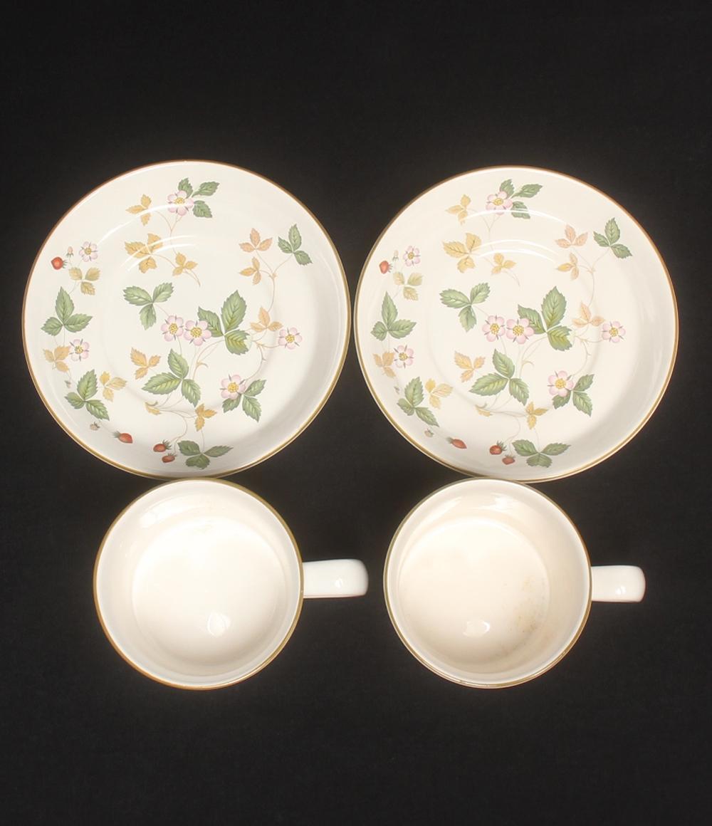 ウェッジウッド カップ＆ソーサー 2客セット ペア ワイルドストロベリー WEDGWOOD(ウェッジウッド)｜売買されたオークション情報、yahooの商品情報をアーカイブ公開 - オークファン ...