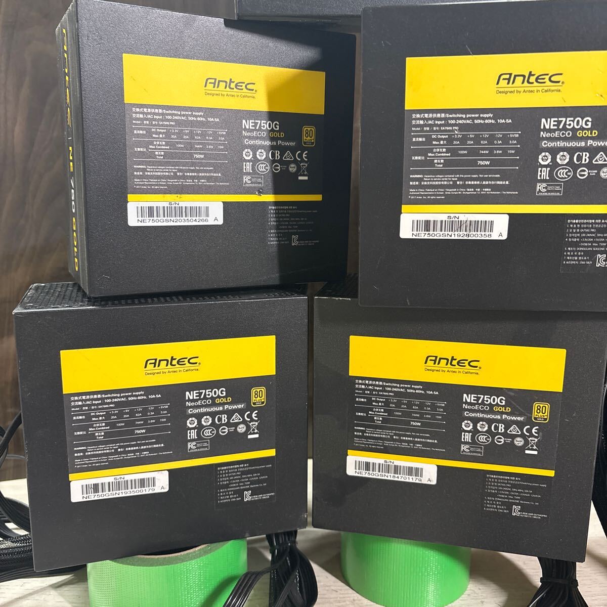 DB1-3 激安 PC 電源BOX 電源ユニット Antec NE750G NeoECO EA750G PRO 750W 80PLUS GOLD 5点セット ジャンク(750w～)｜売買された ...