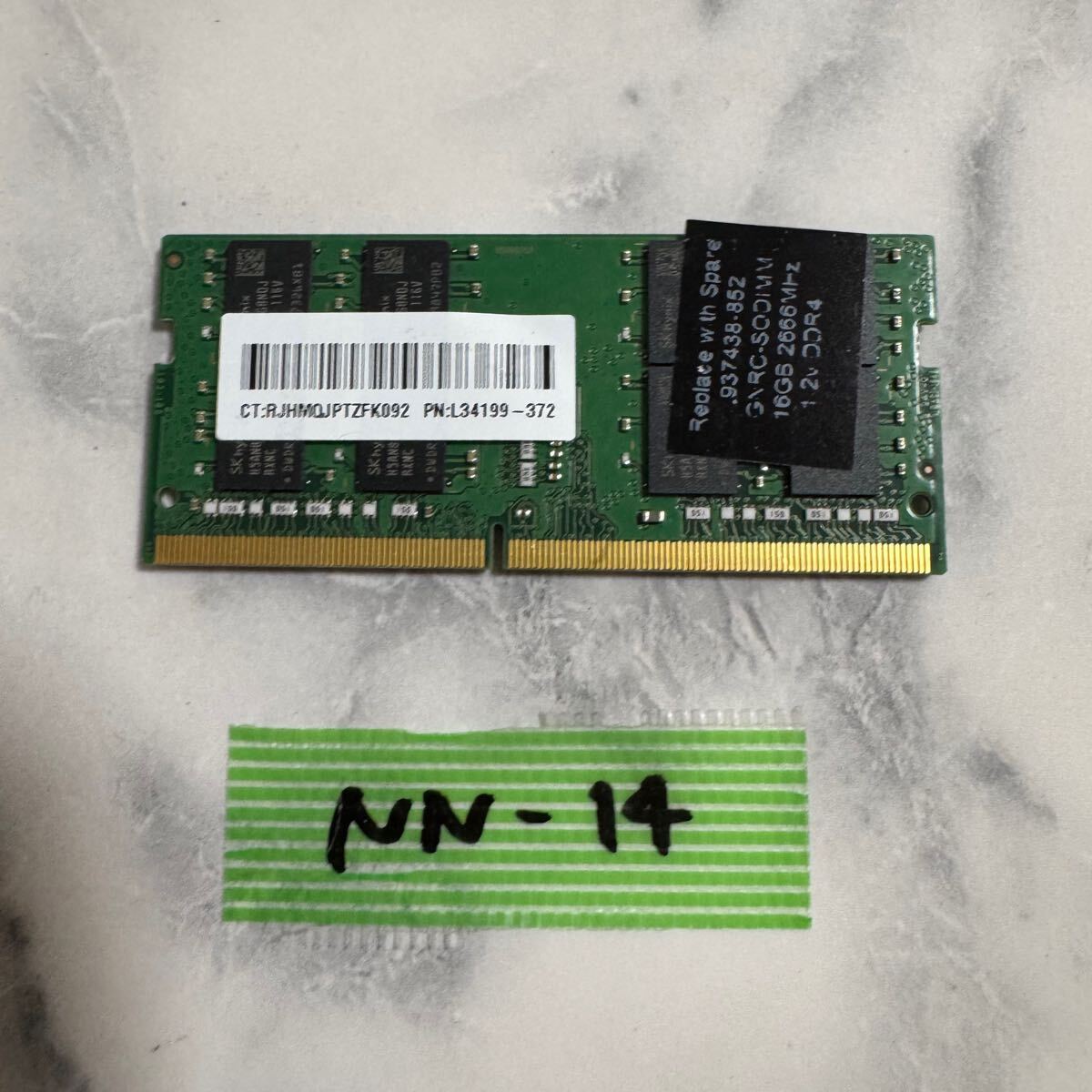 Yahoo!オークション - NN-14 激安 ノートPC メモリ SKhynix 16GB PC4-3...