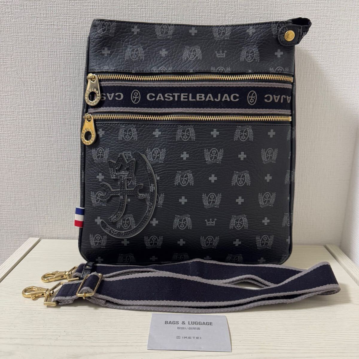 再 同様 CASTELBAJAC カステルバジャック PLAGE プラージュ ショルダーバッグ ブラック 黒(男性用)｜売買されたオークション情報、yahooの商品情報をアーカイブ公開 ...