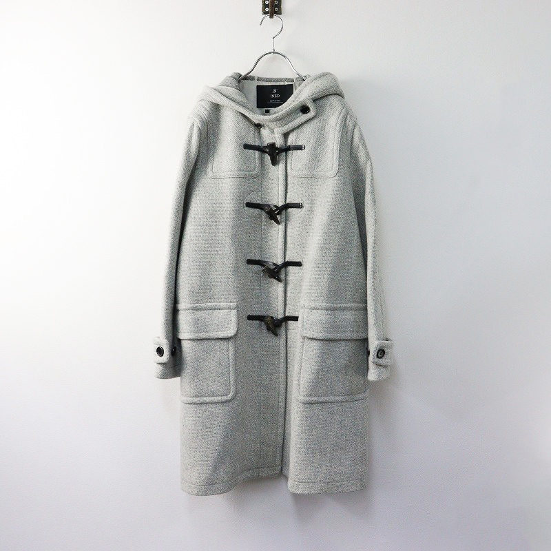 Yahoo!オークション - 大きいサイズ 美品 イネド INED ウール100 ツイ...