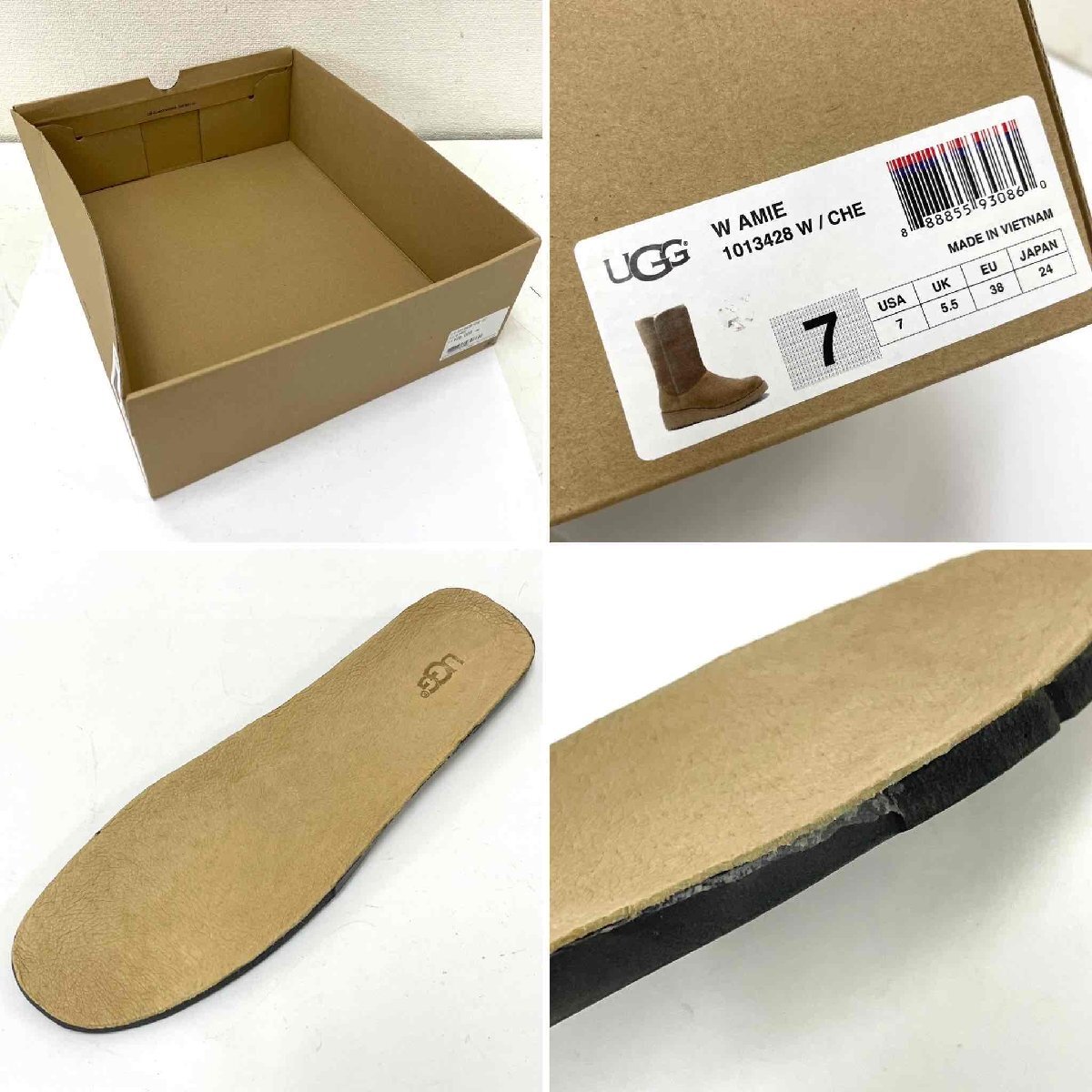 Yahoo!オークション - アグ UGG アミ AMIE 1013428 ムートンブーツ サ...