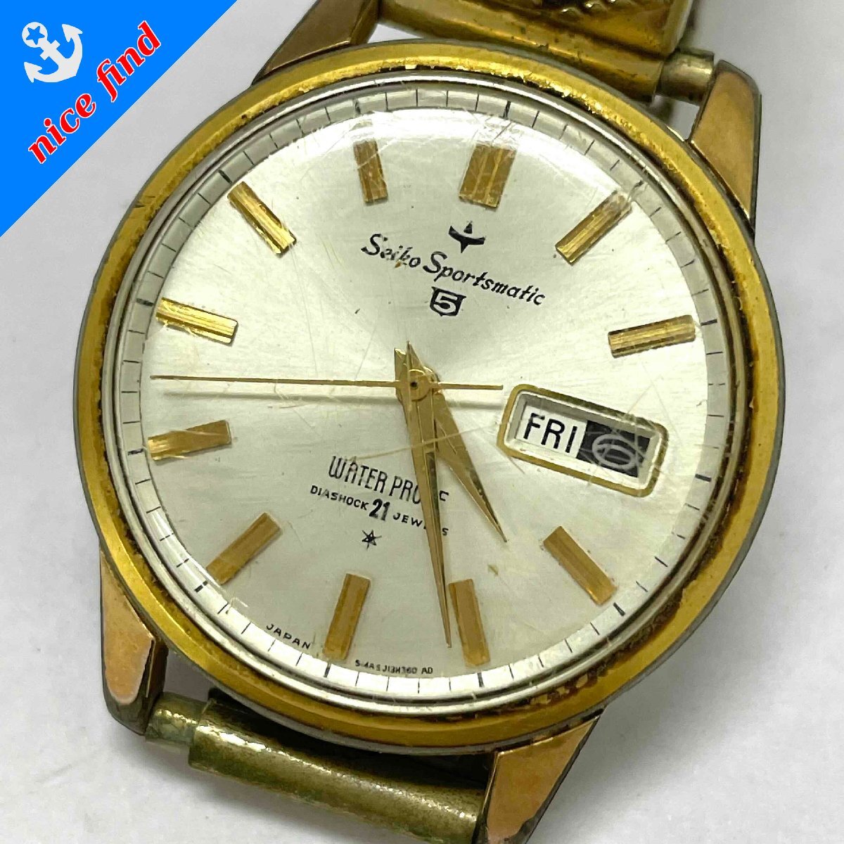 稼動品 セイコー SEIKO 5 ファイブ スポーツマチック 6606-8970 自動巻き 腕時計 メンズ ウォッチ シルバー文字盤 SS リューズ欠損(その他)｜売買されたオークション情報 ...