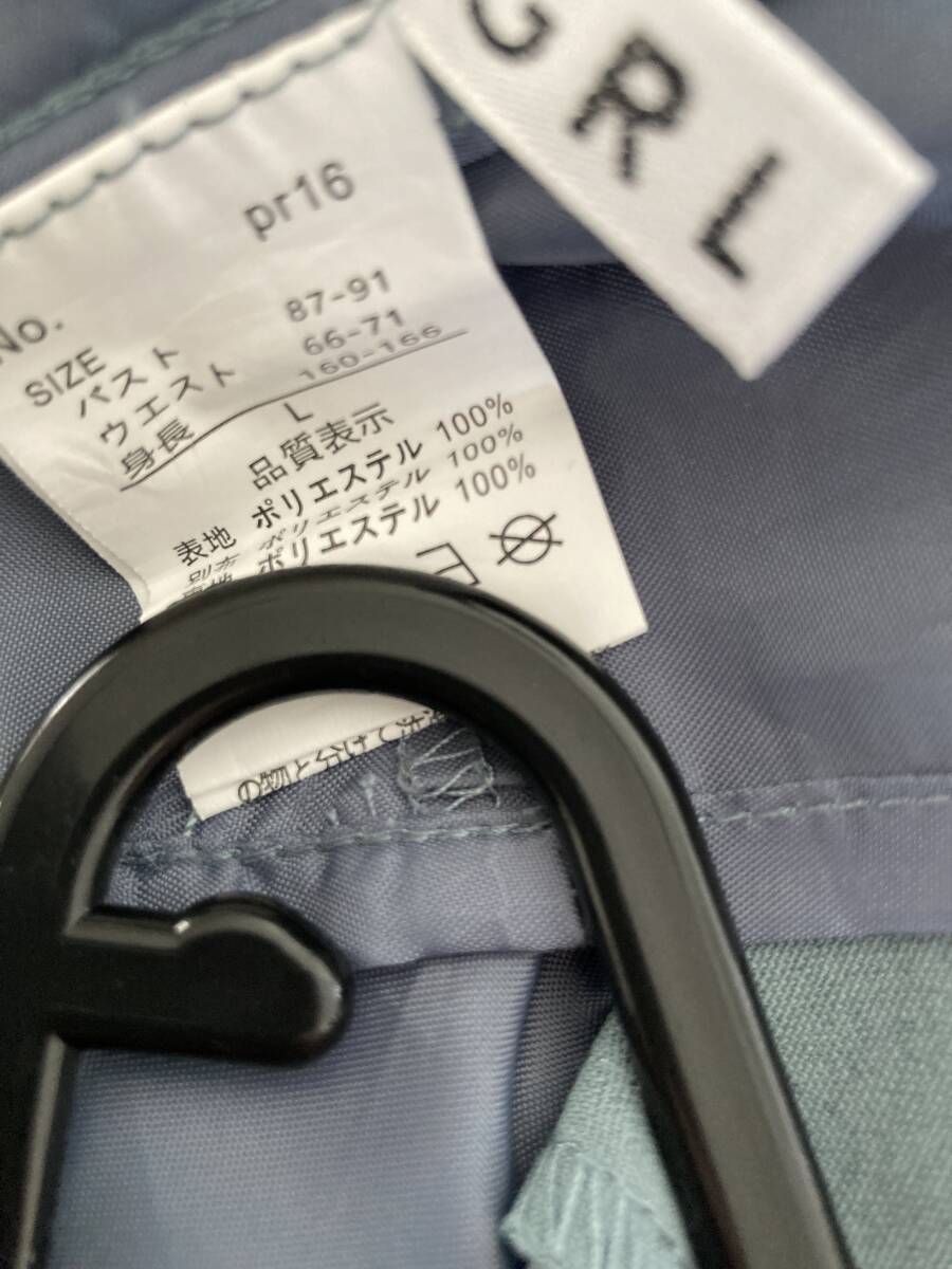 Yahoo!オークション - GRL グレイル オープンカラーパイピングワンピー...