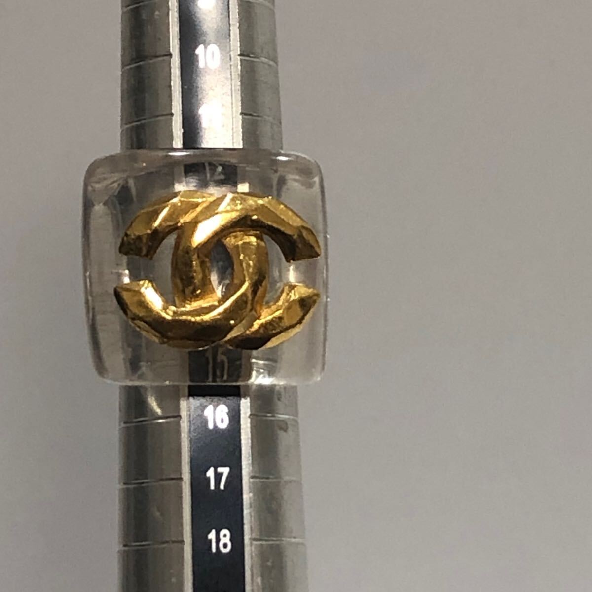 Yahoo!オークション - シャネル 指輪 クリア ココマーク (管VW12 L17 )