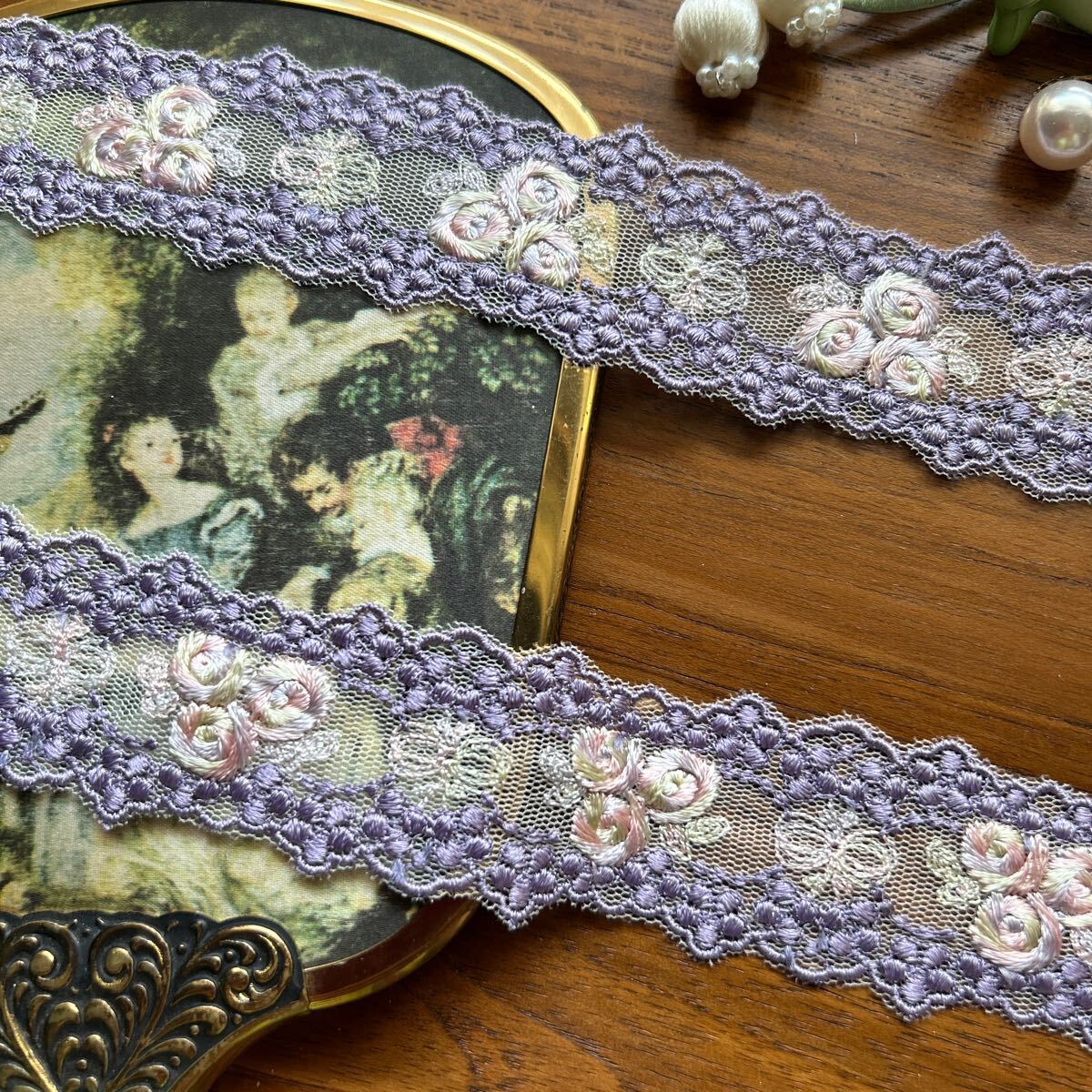 Yahoo!オークション - 1m チュールレース P3-14