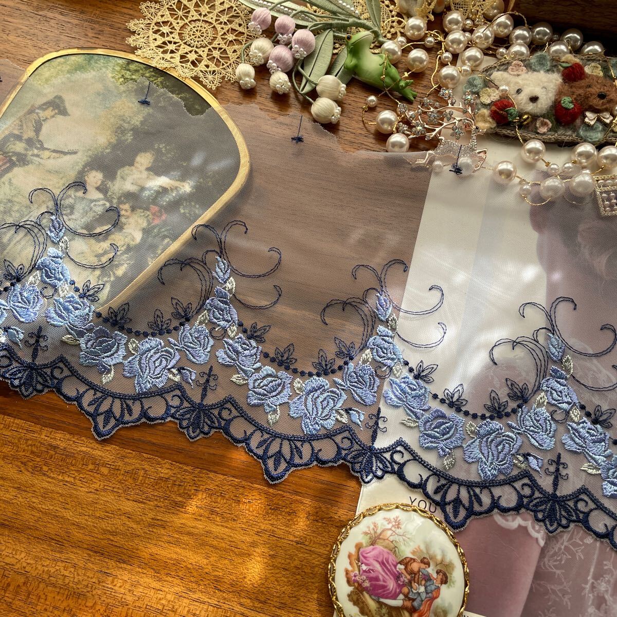 Yahoo!オークション - 1m チュールレース P3-23