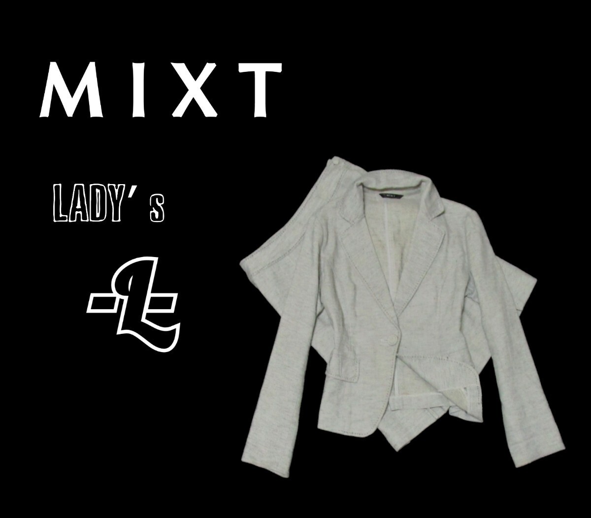 Yahoo!オークション - レディースL MIXT スカートスーツ