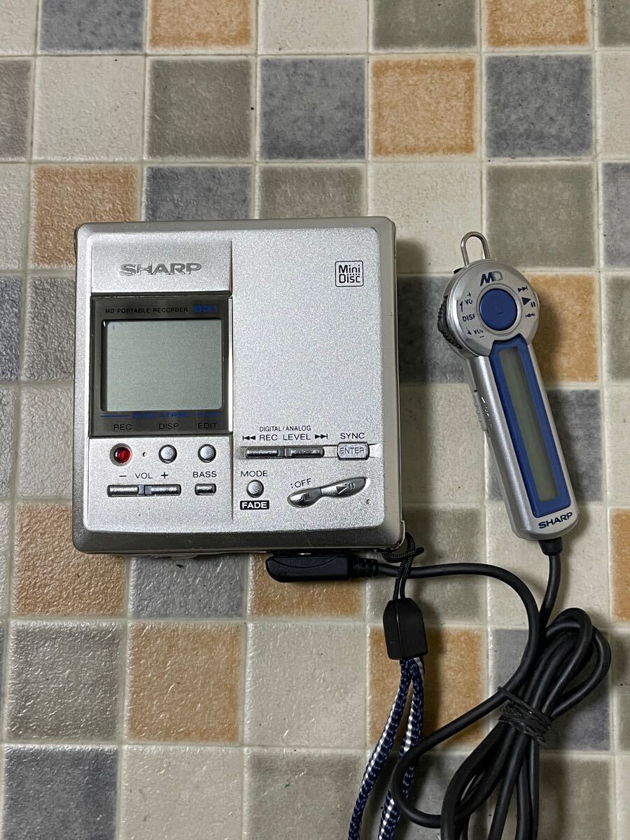 Yahoo!オークション - SHARP MD-MT831 ポータブルMDプレーヤー