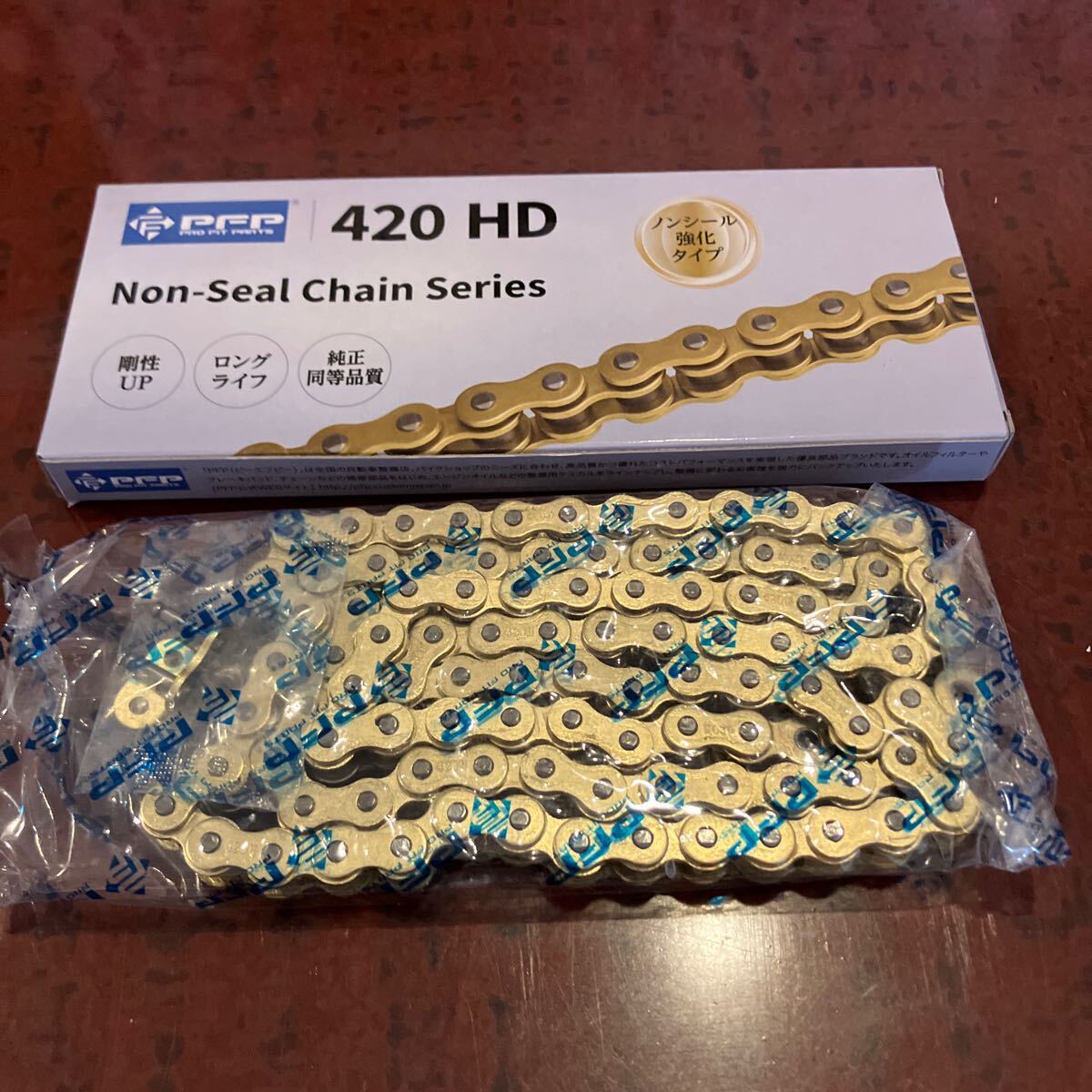 Yahoo!オークション - 強化タイプ ノンシール ゴールド チェーン 420−...