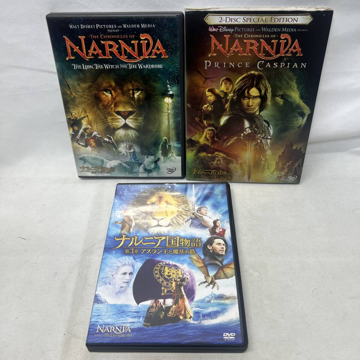 Yahoo!オークション - き149 DVD ナルニア国物語 3点セット ライオンと...