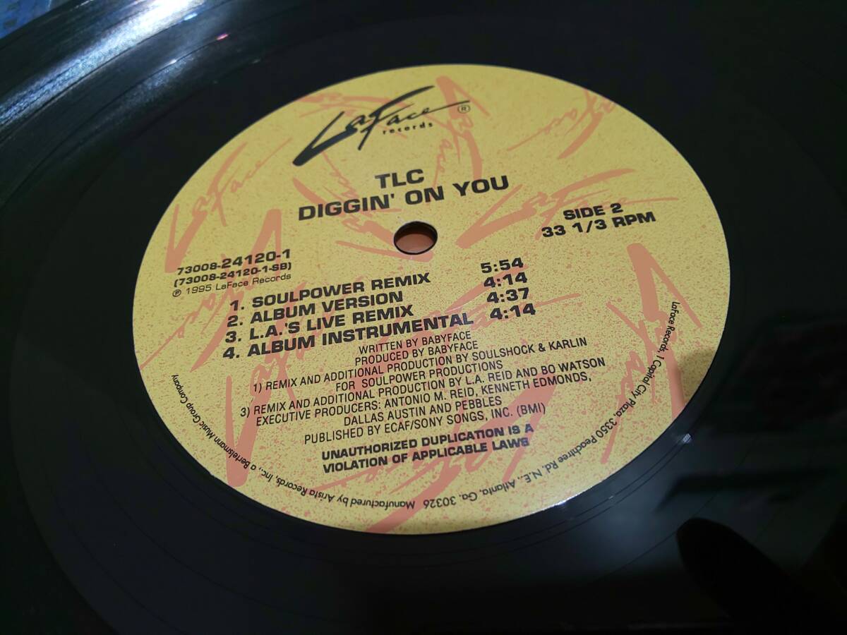 Yahoo!オークション - 64182Z LP TLC Diggin' On You