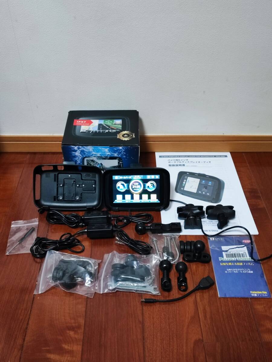 Yahoo!オークション - バイク ディスプレイオーディオ 5インチ PDA-05...