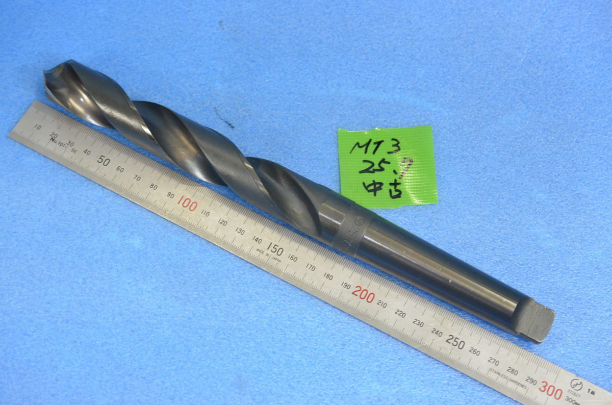 Yahoo!オークション - MT3 25.7mm テーパーシャンク ドリル 中古