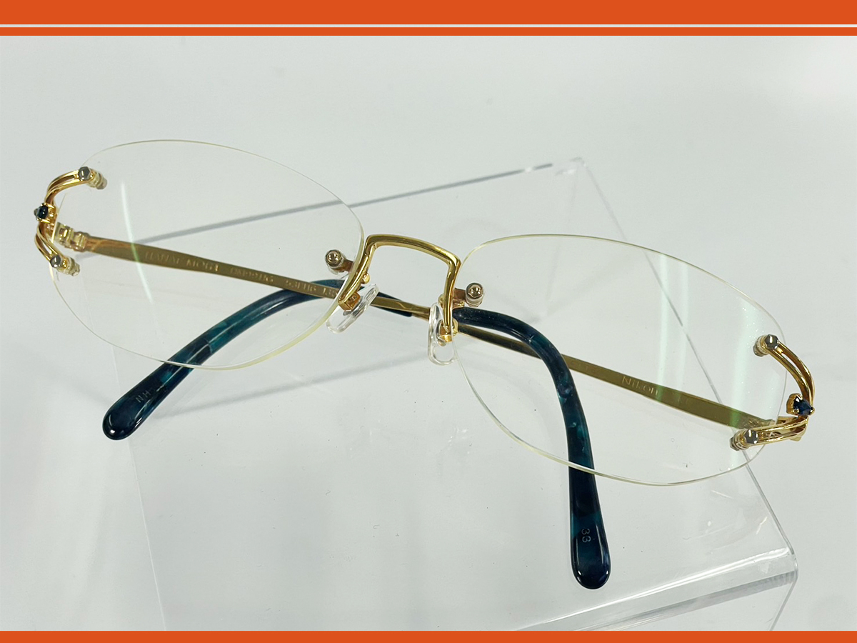 1円~♪【K18】 HANAE MORI ハナエモリ HM9911G 53□16 135 1円~♪【K18】 HANAE MORI ハナエモリ HM9911G 53□16 135