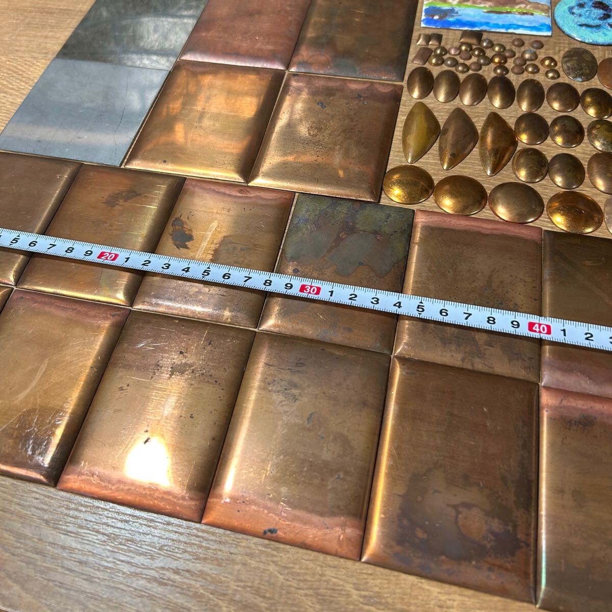 七宝焼 材料 銅板 まとめて 大量 色々 パーツ ジャンク アクセサリー 合計1039g ハンドクラフト ブローチ ペンダント(その他)｜売買されたオークション情報、yahooの商品情報を ...