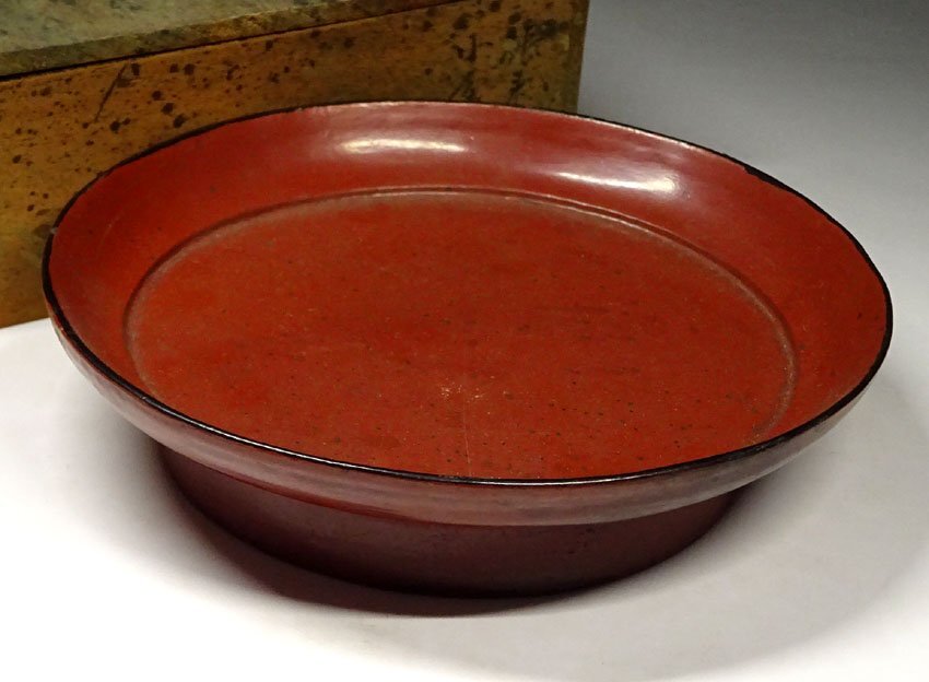 Yahoo!オークション - 緑屋c 時代物 根来塗 椿皿 箱付 古民具 古美術品...