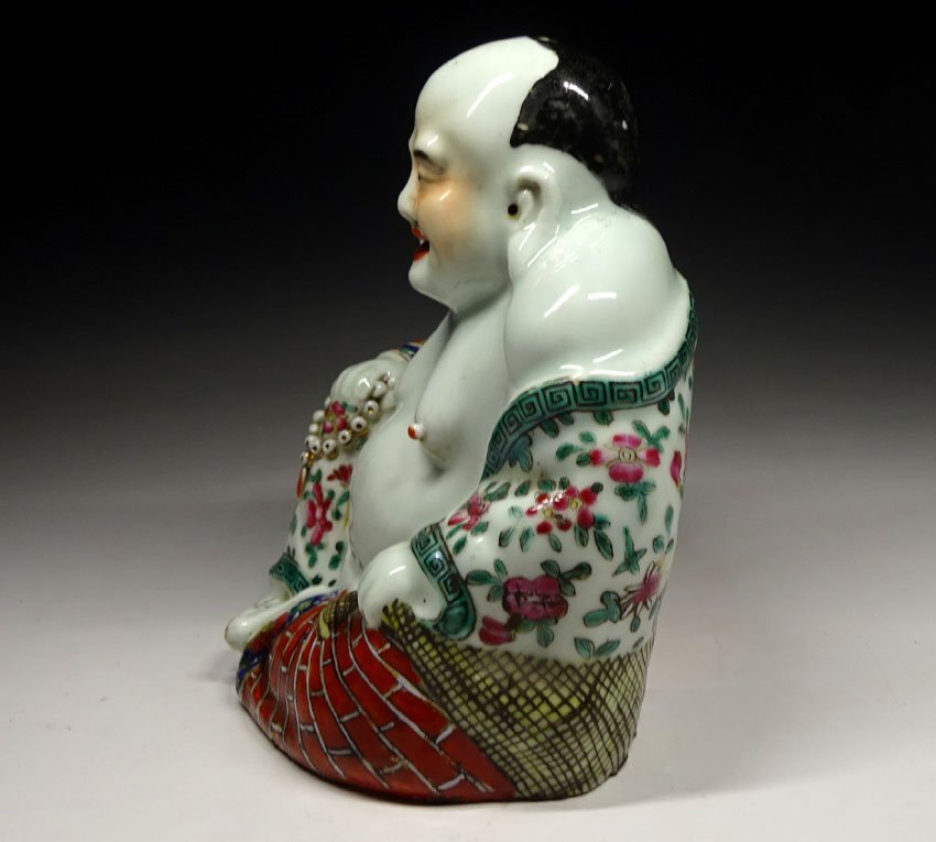 Yahoo!オークション - 緑屋c 中国古玩 粉彩 布袋像 唐物 時代物 i9/2-6...