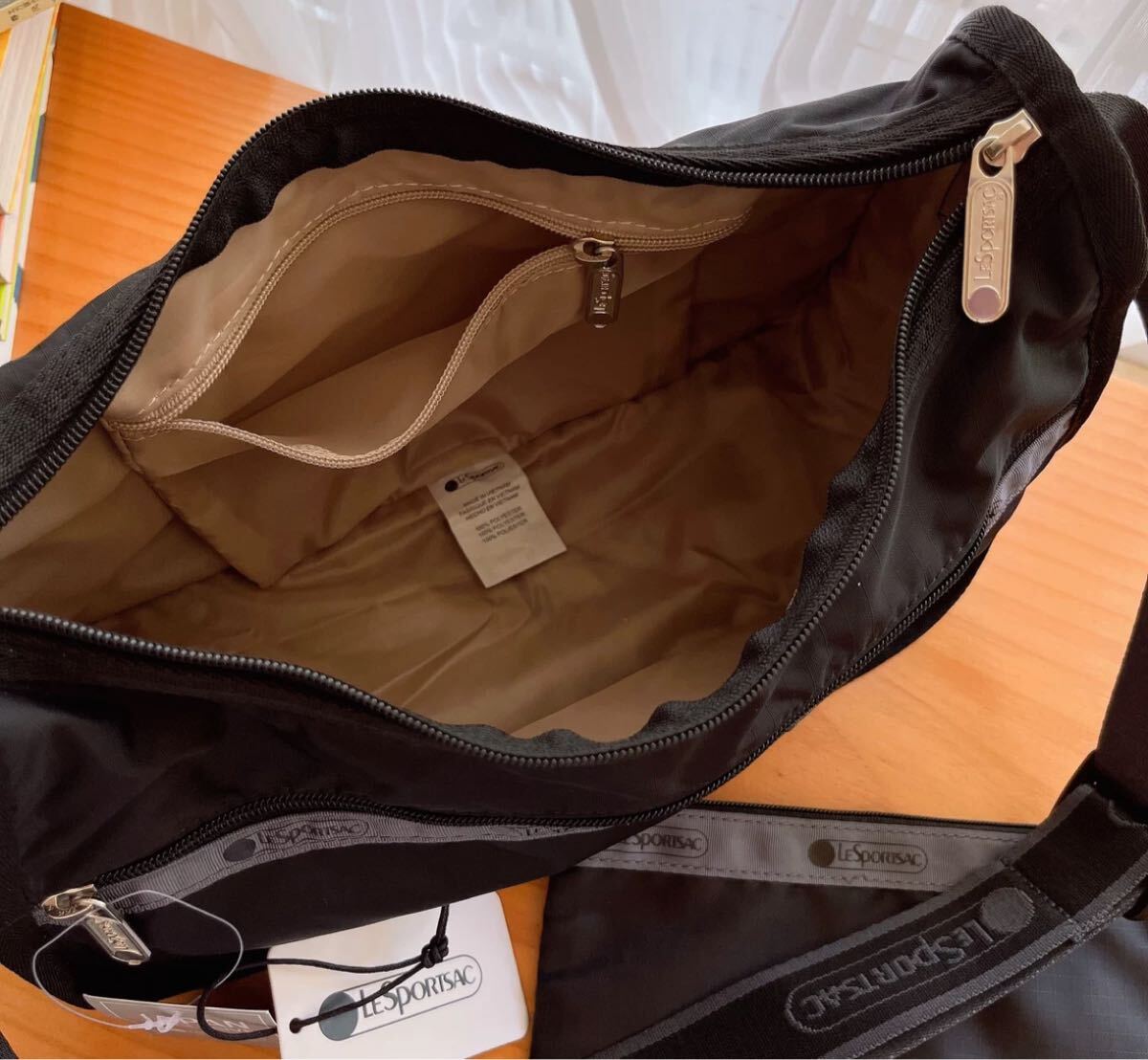 Yahoo!オークション - レスポートサック 黒 ショルダーバッグ