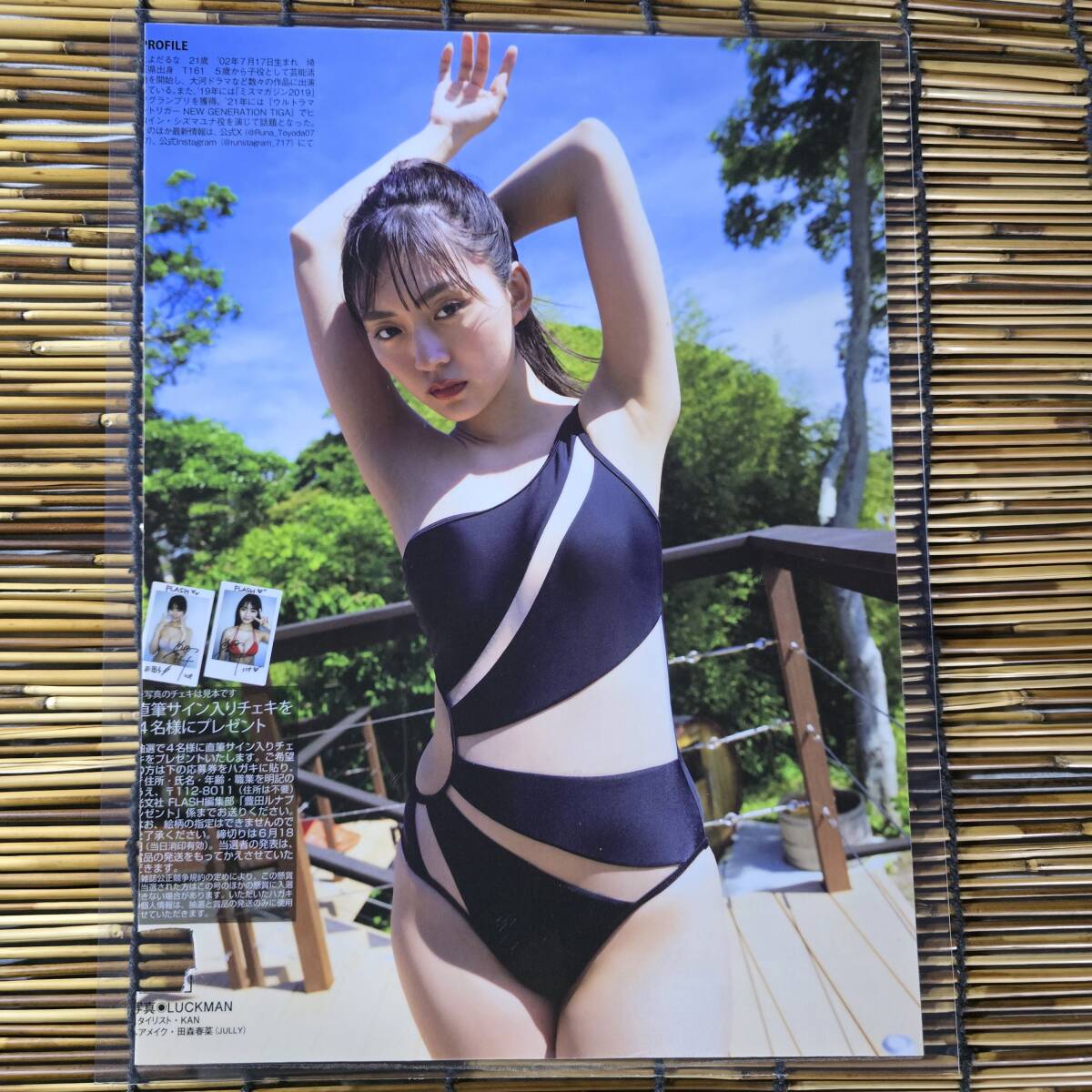 高品質厚手150μラミネート加工 豊田ルナ 水着 A4変 雑誌切り抜き4ページ グラビアアイドル l15(タレント)｜売買されたオークション情報、yahooの商品情報をアーカイブ公開 ...