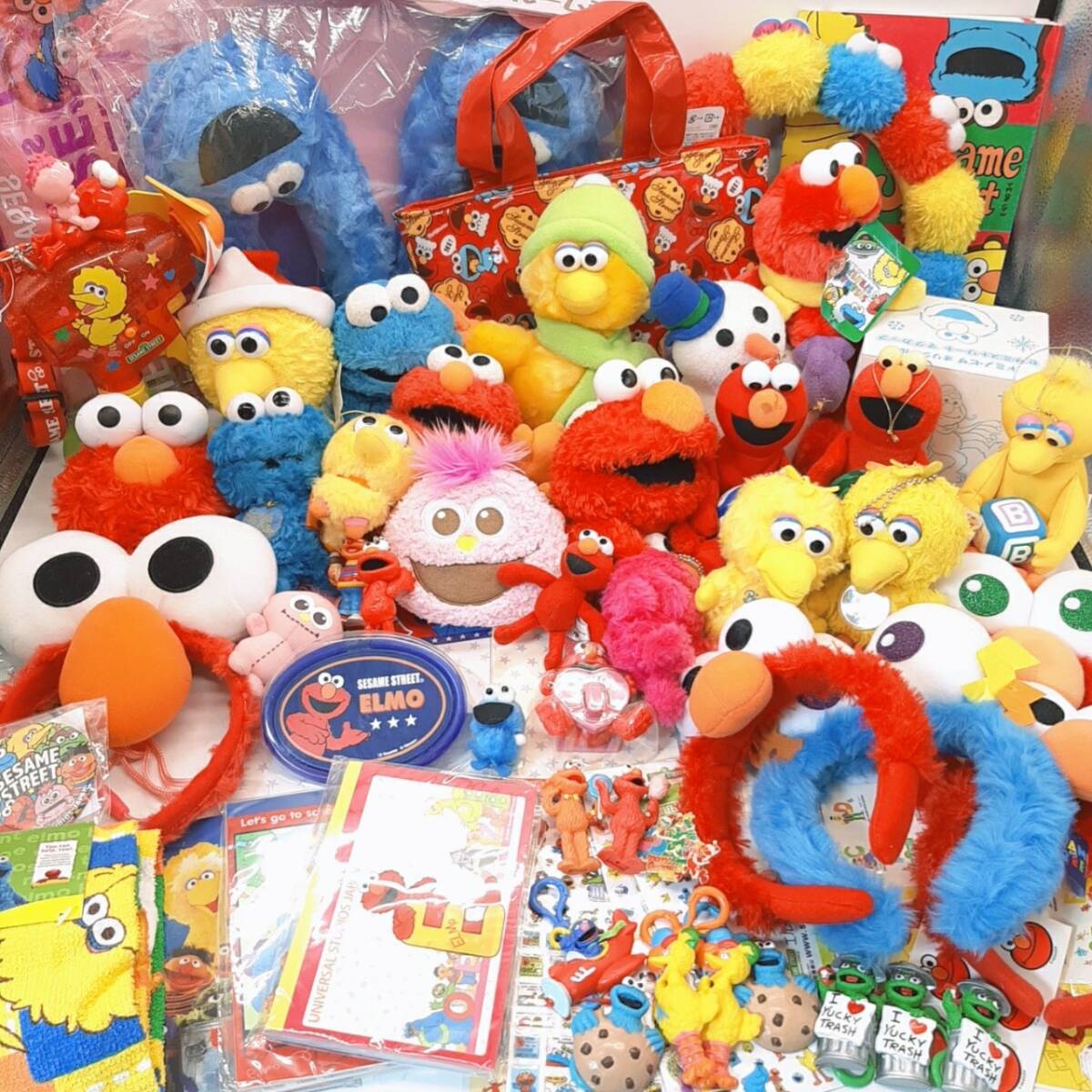 Yahoo!オークション - c283 セサミストリート まとめ エルモ クッキー...
