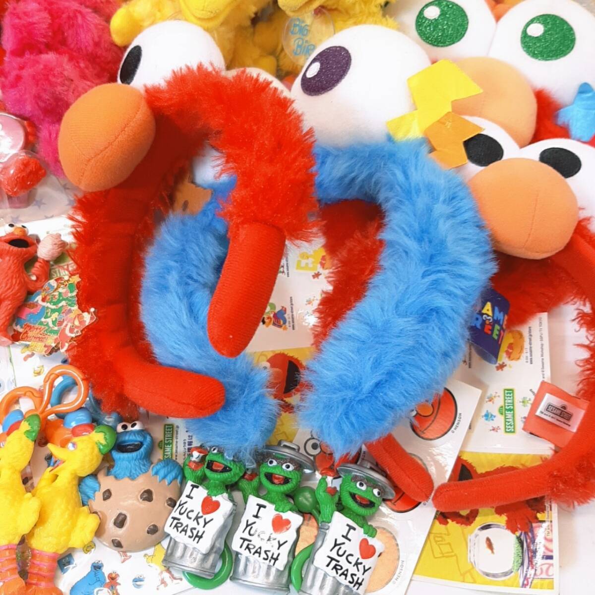 Yahoo!オークション - c283 セサミストリート まとめ エルモ クッキー...