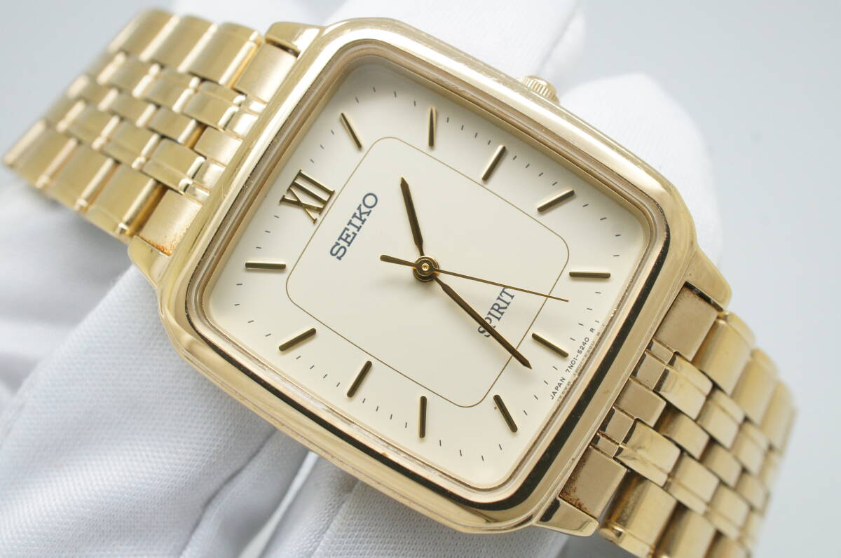 Yahoo!オークション - A46 作動良好 SEIKO セイコー SPRIT スピリット ...