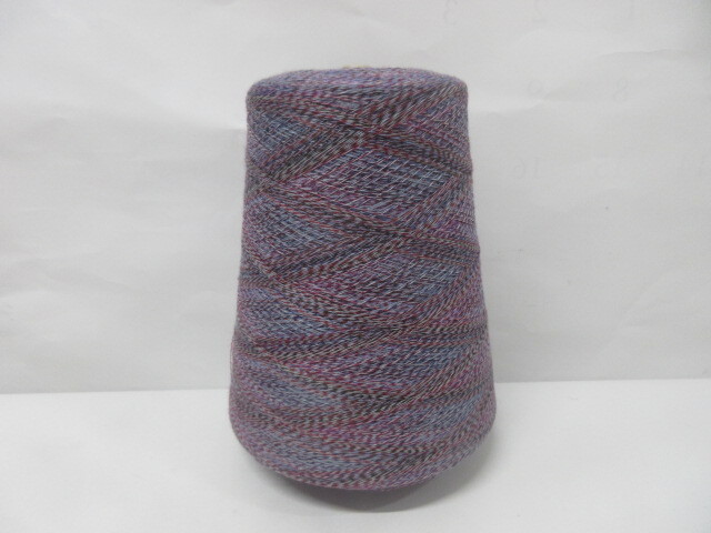Yahoo!オークション - 絣ウール100％ ワイン/ブルーグレー系 570g d1...