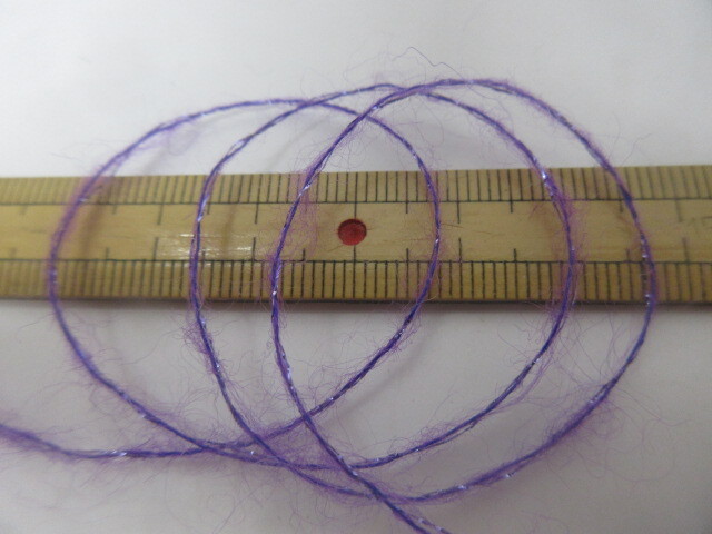 Yahoo!オークション - ラメ巻きキッドモヘア パープル 420g d209