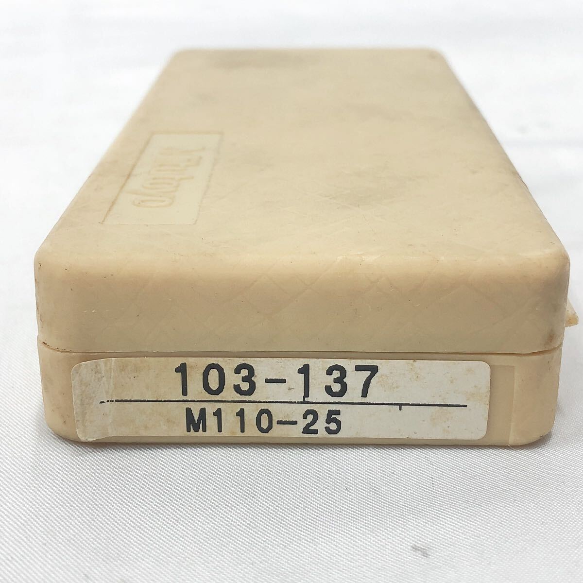 Yahoo!オークション - 動作品 MITUTOYO マイクロメーター M110-25 103-...