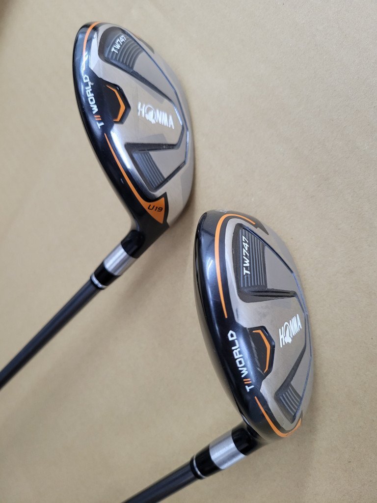 Yahoo!オークション - 160982 HONMA ホンマ TW747 ユーティリティ 2本 ...