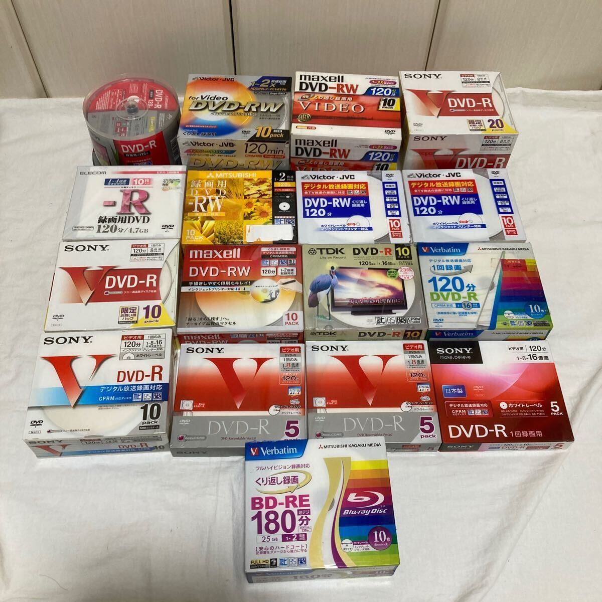 Yahoo!オークション - 未開封 未録画 SONY Panasonic maxell等 DVD-R D...